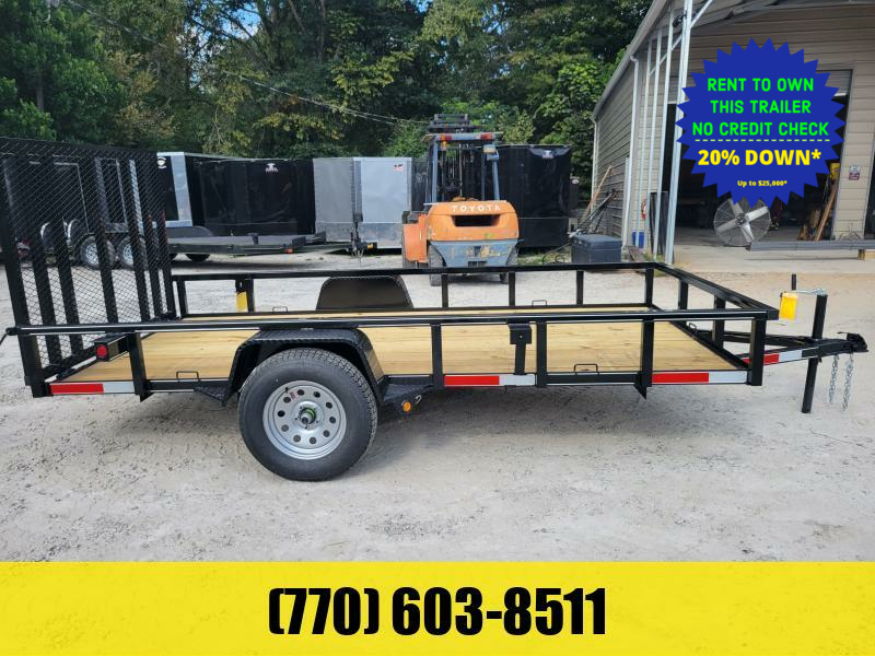 2026-Lone-Wolf-Trailer-6X12-Utility-Trailer-W/-4-Foot-Removable-Gate ...